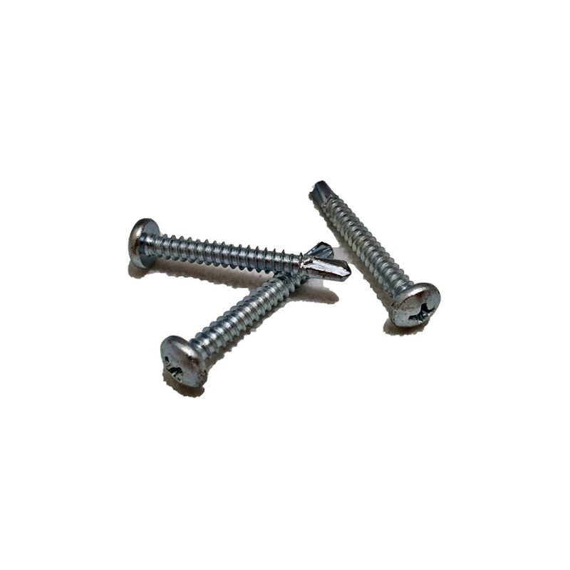 TORNILLO BROCA CABEZA REDONDA PH DIN.7504-N 4.8X38mm CINCADO (€/100ud)