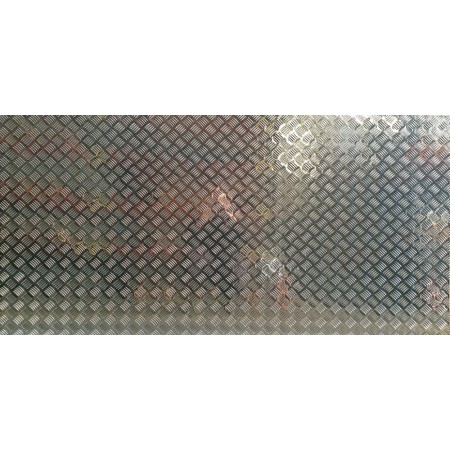 Chapa Damero de aluminio 2000 x 1000 espesor 2mm