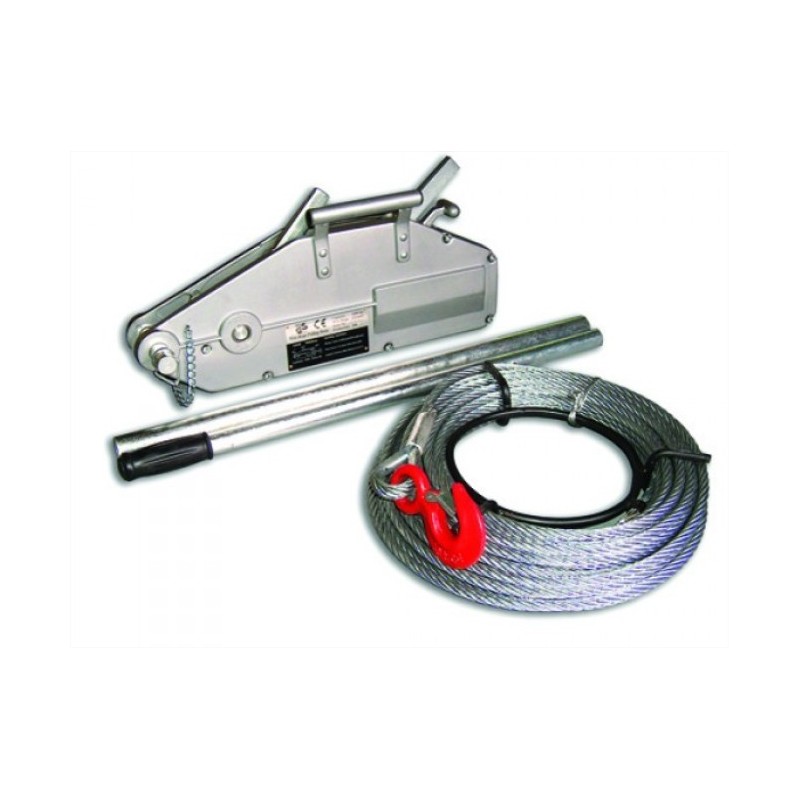 TRACTEL TENSOR DE CABLE 800/1200 kg CON ROLLO DE CABLE Ø8,3mmx20m ref ...