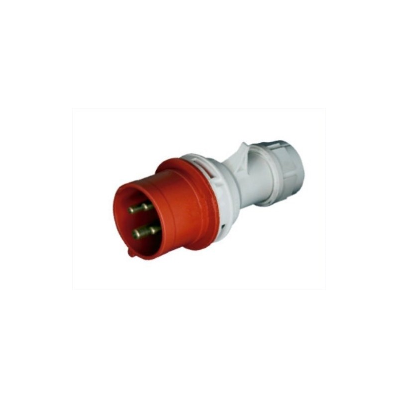 CLAVIJA CETAC ROJA 380V 3P+T 16A MACHO
