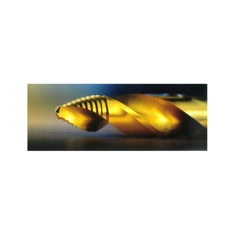 BROCA TORNADO DIN 338 Tin MANGO TRI-QUAD Ø10mm