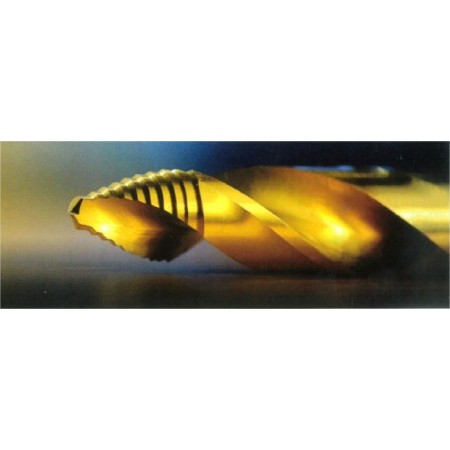 BROCA TORNADO DIN 338 Tin MANGO TRI-QUAD Ø10mm