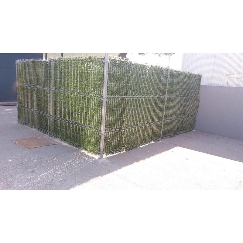 VALLA PLEGADA NEGRO PANEL DE 2500x2400, RAL 9005