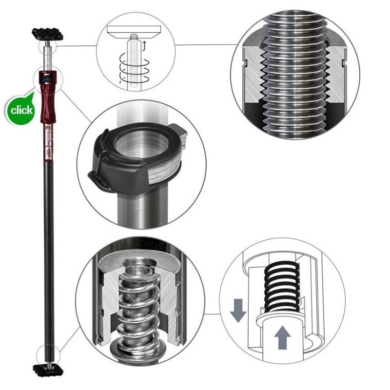 PUNTAL EXPANSIÓN PIHER P1 DE 0,60-1m ref. 30010