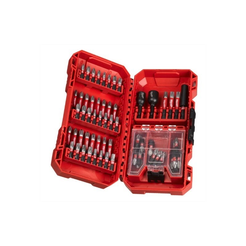 ESTUCHE MILWAUKEE PUNTAS+VASOS+ADAPTADOR (70uds) ref. 4932492007