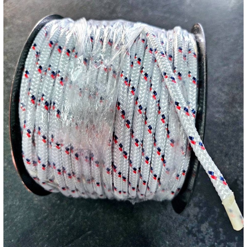 CUERDA DE POLIÉSTER DRIZA TRENZADA ALTA TENACIDAD Ø6mm (ROLLO 50m)